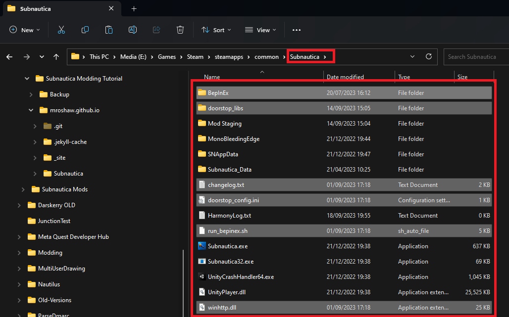 Installation and set-up | Subnautica Modding Guide