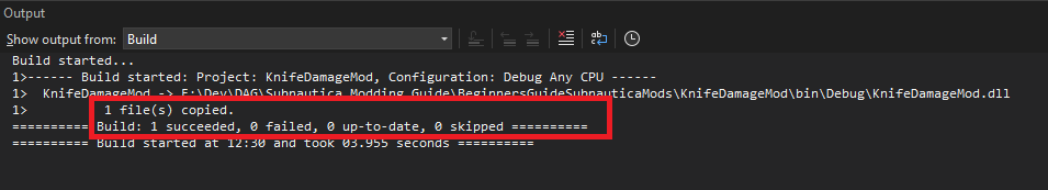 Configuring the Assembly | Subnautica Modding Guide