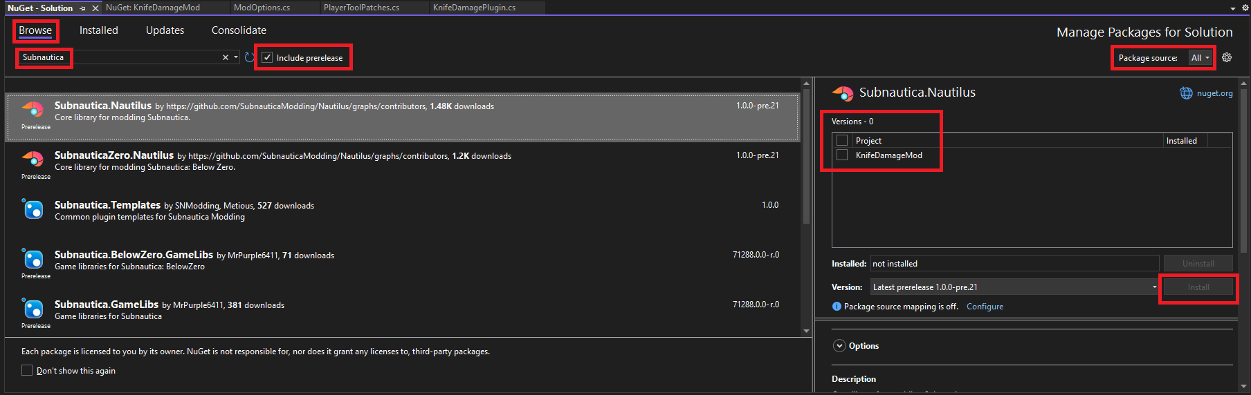 Adding references - Subnautica Modding Guide