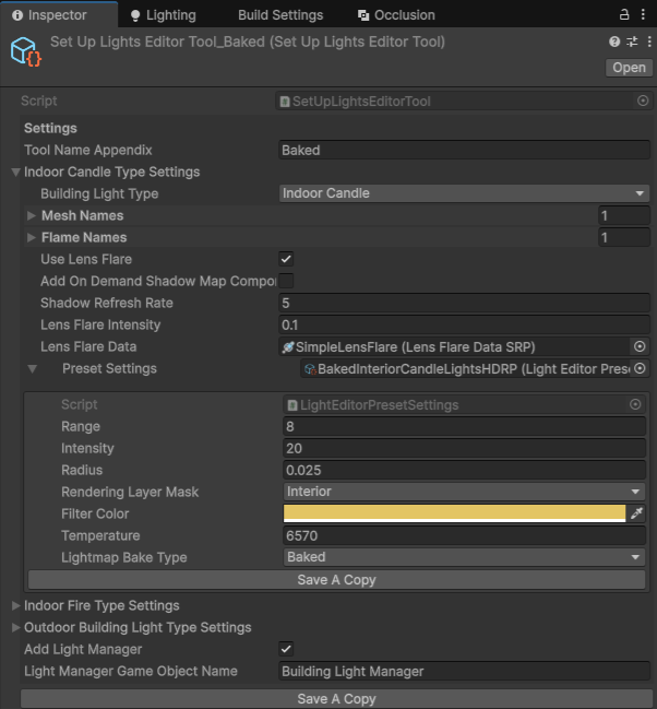 Set Up Lighting Tool | Daft Apple Games - Unity Framework