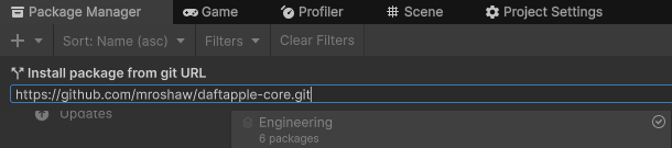 Installation | Daft Apple Games - Unity Framework